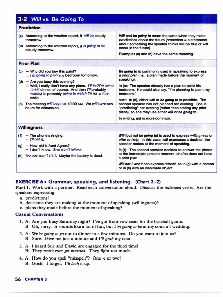 Will vs. Be Going To Explained | PDF | Cognitive Science | Linguistics