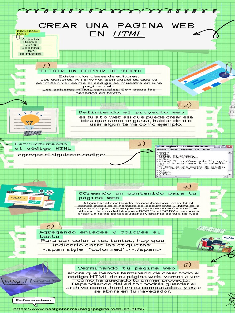 Crear Una Pagina Web en HTML | PDF