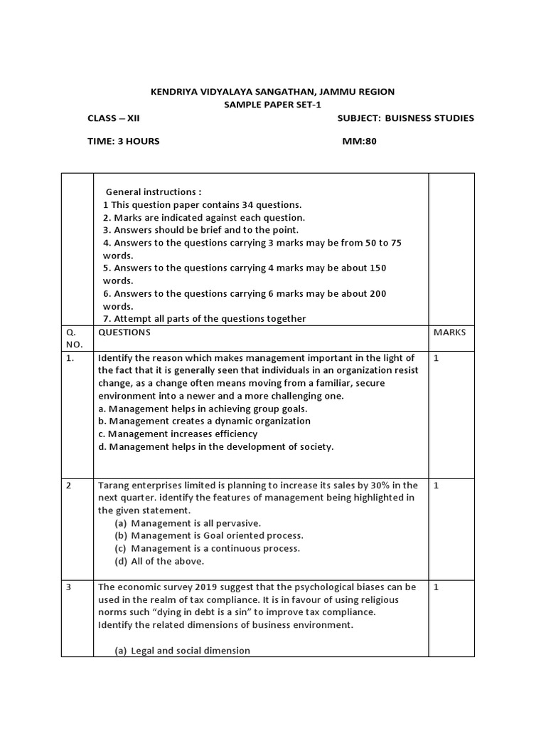 Class 12 BST | PDF | Retail | Stocks