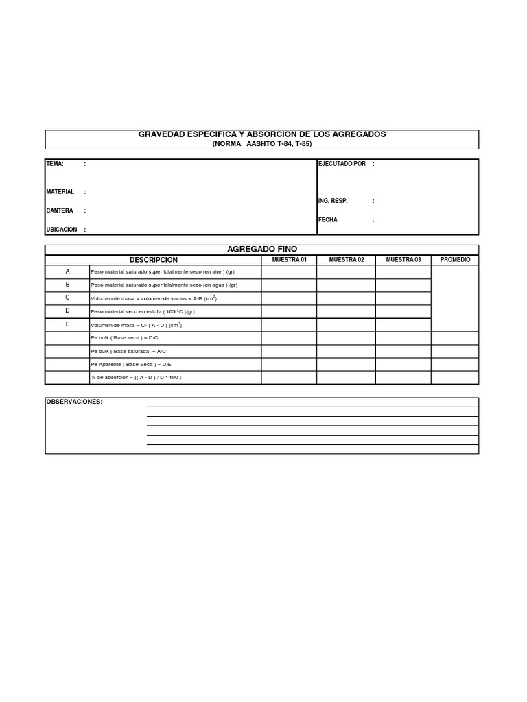 Formato para Recolección de datos-G.GRUESO | PDF