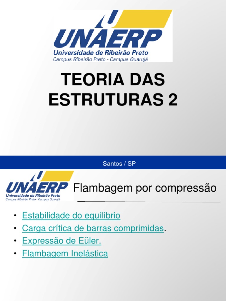 1 - Flambagem | PDF | Flambagem | Física