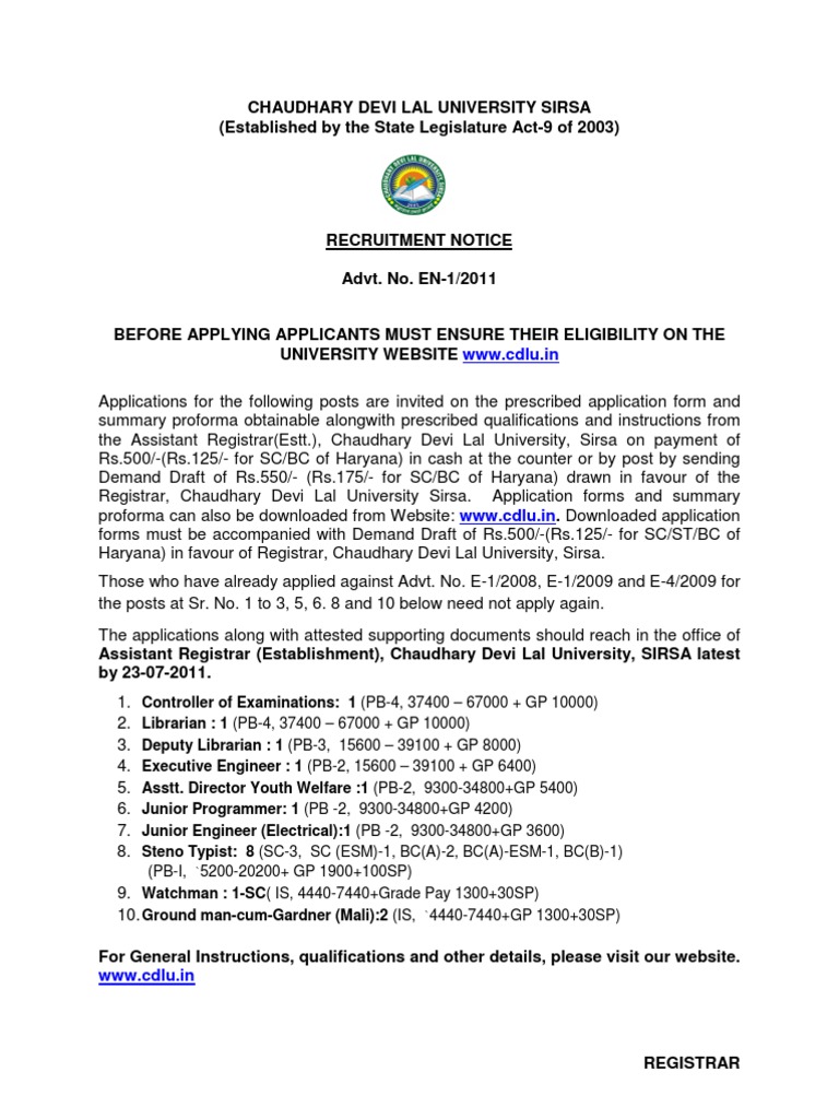 Advertisement Instructions | PDF | Diploma | Academic Degree