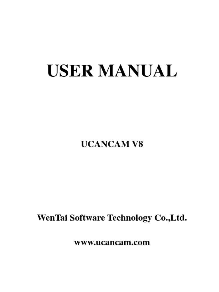 UCanCam User's Manual en | PDF | Icon (Computing) | File Format