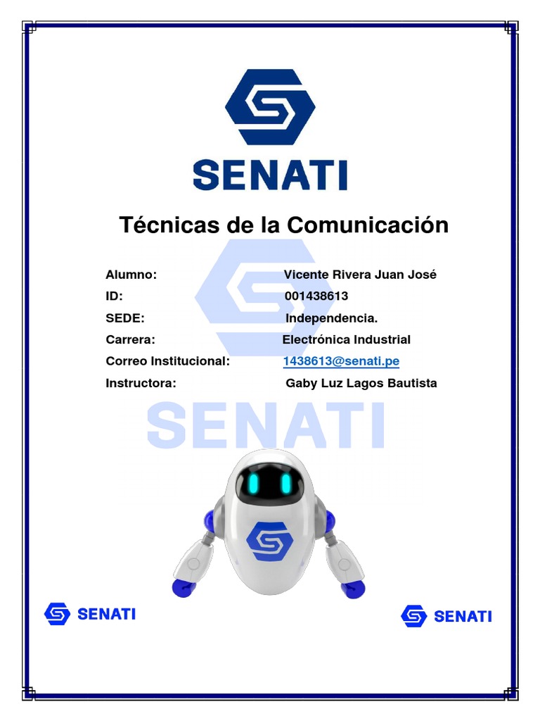 Técnicas de La Comunicación: 1438613@senati - Pe | PDF
