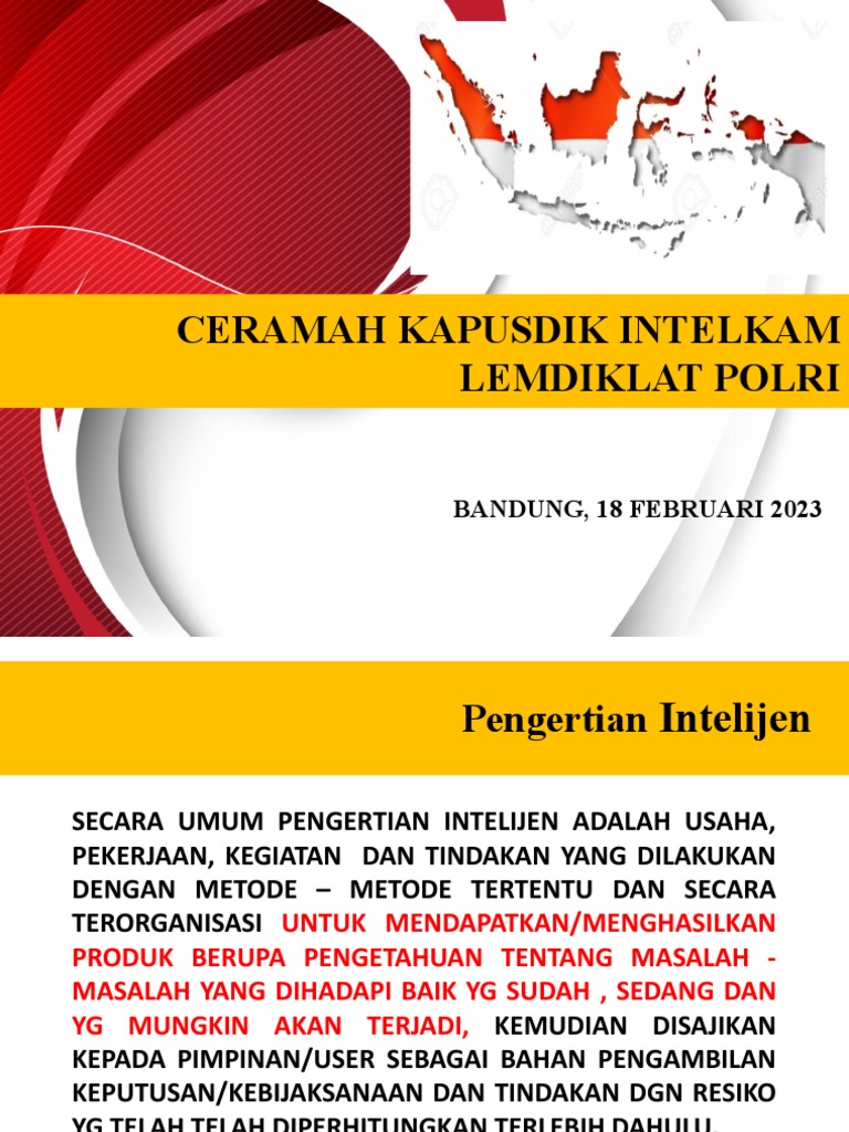 Pembukaan Pusdik | PDF