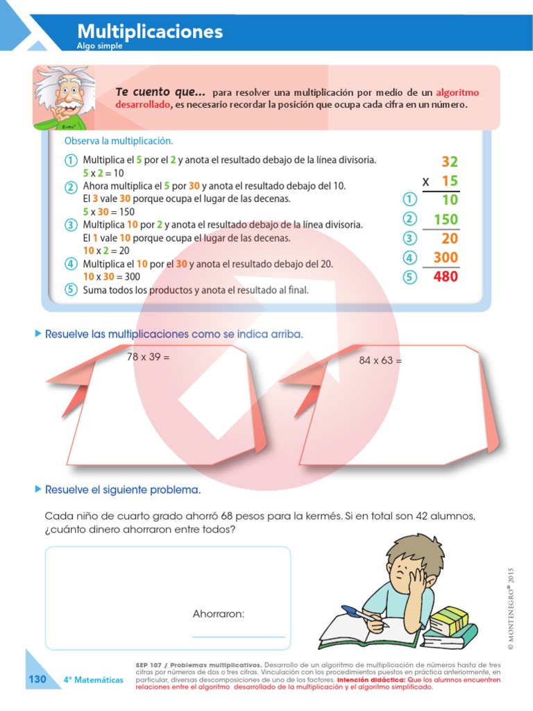 Multiplicaciones: Te Cuento Que | PDF