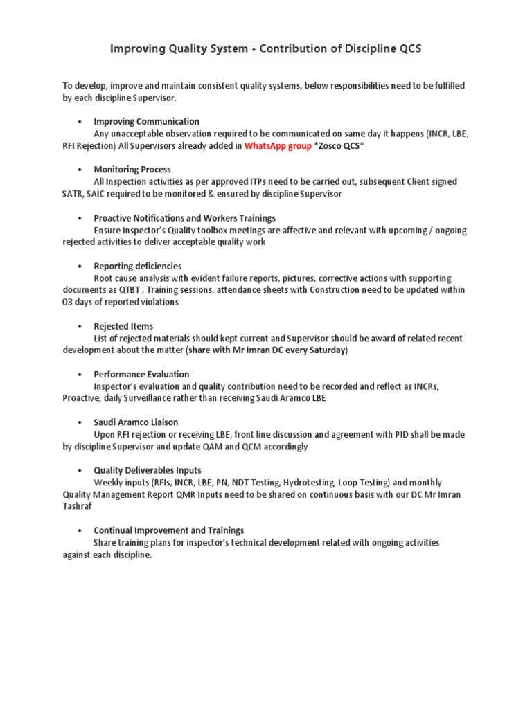 Improving Quality System Pdf 