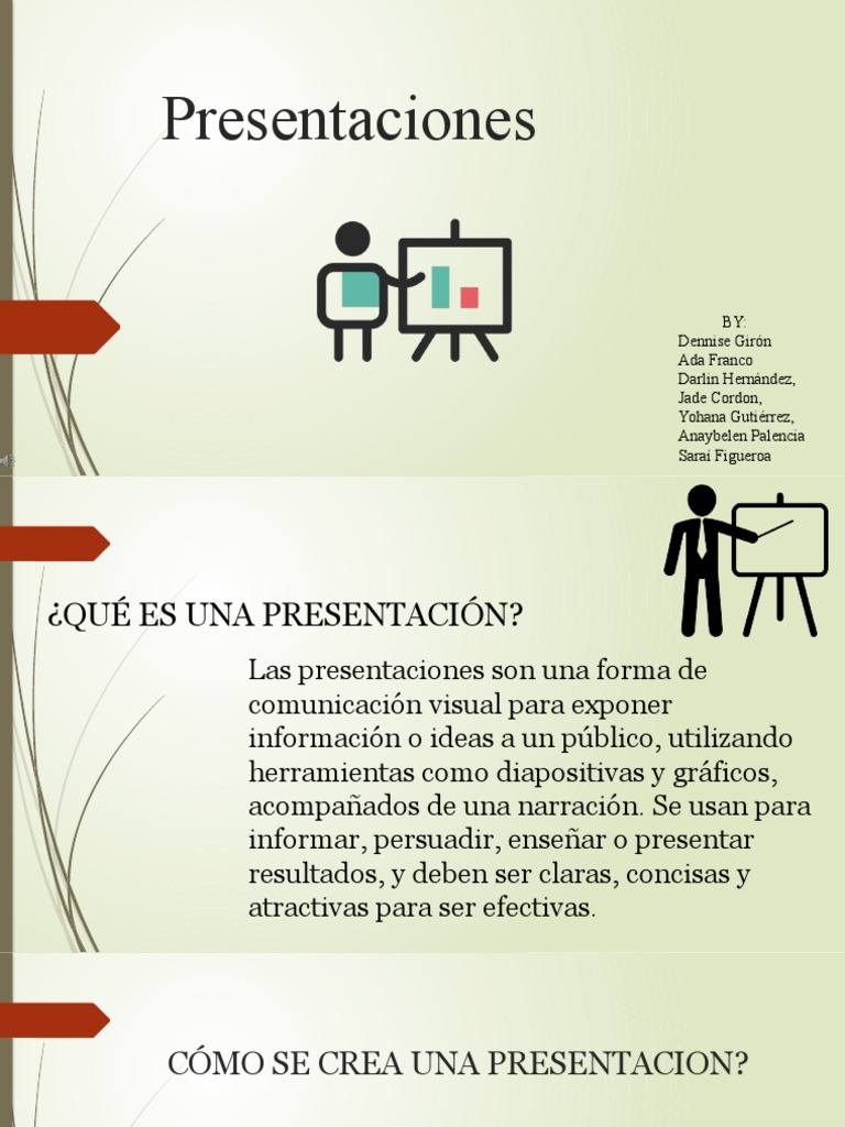 Presentaciones | PDF | Microsoft PowerPoint | Software