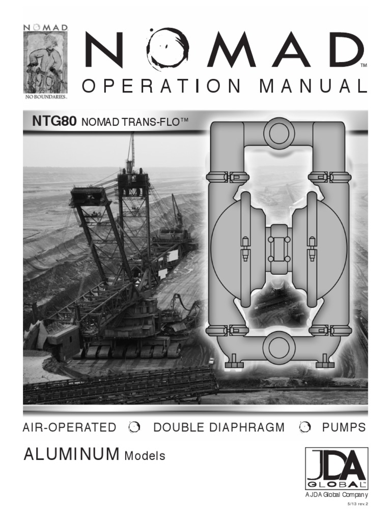 7 - Nomad NTG80 Trans Flo Manual 1 | PDF | Pump | Valve