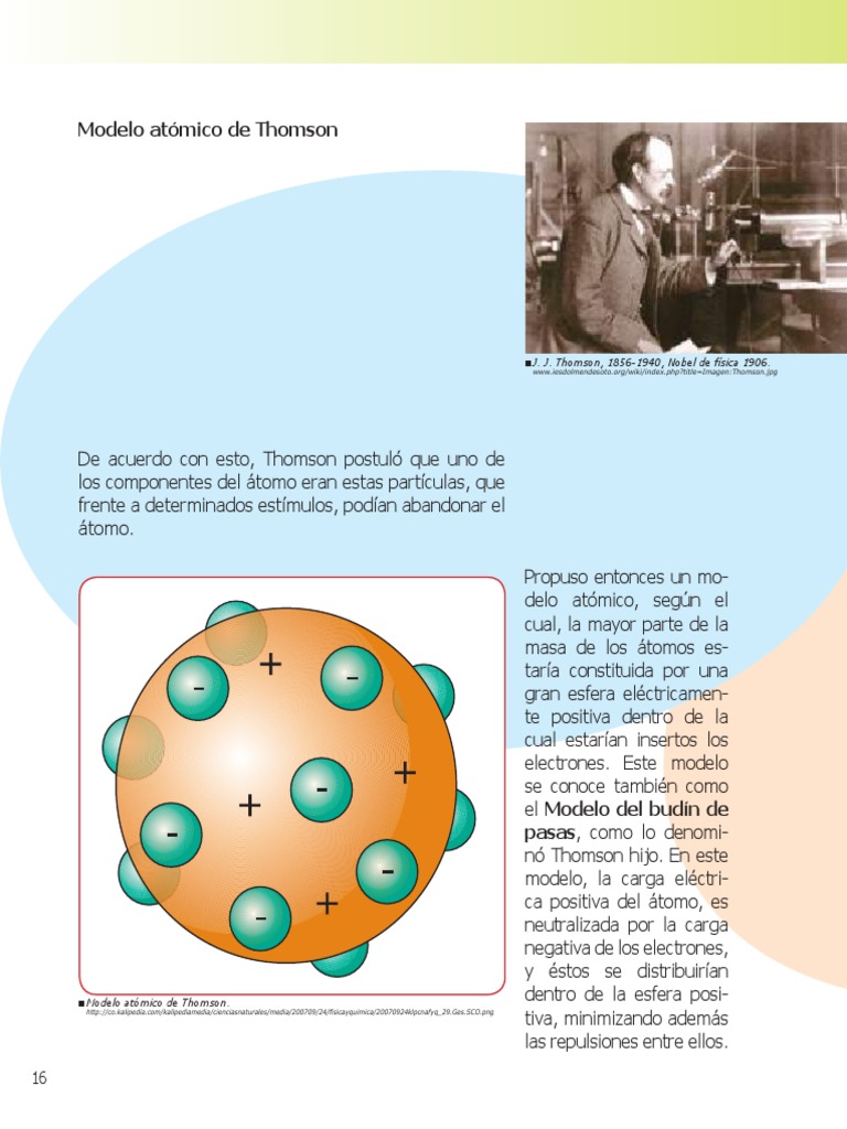 Thomson | PDF | Átomos | Electrón