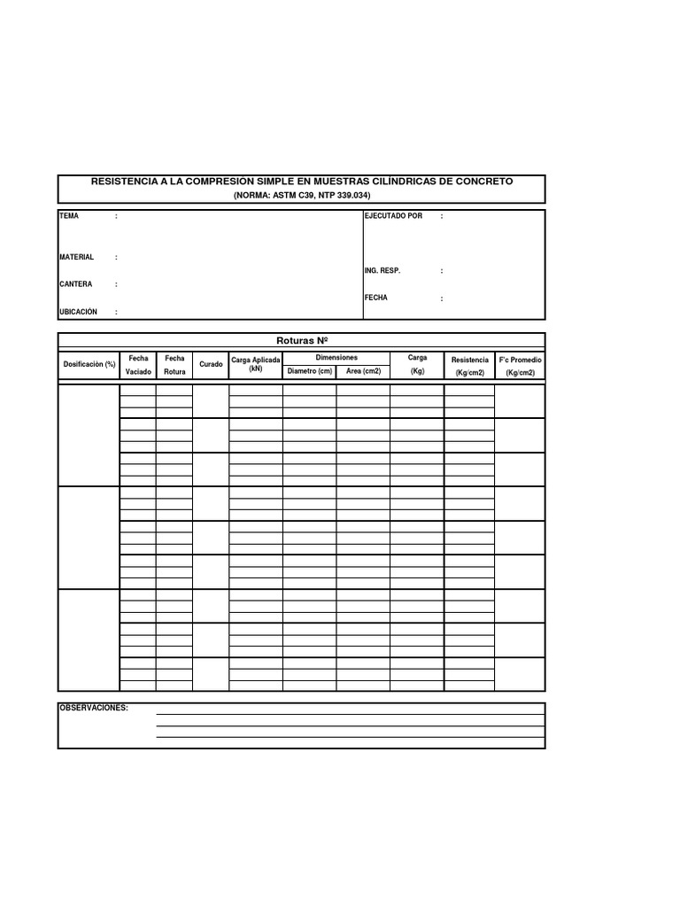 Formato de Recolección de Datos de Compresión | PDF | Tecnología