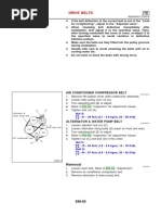 Fan Belt Adjustment and Installation Guide | PDF | Belt (Mechanical ...