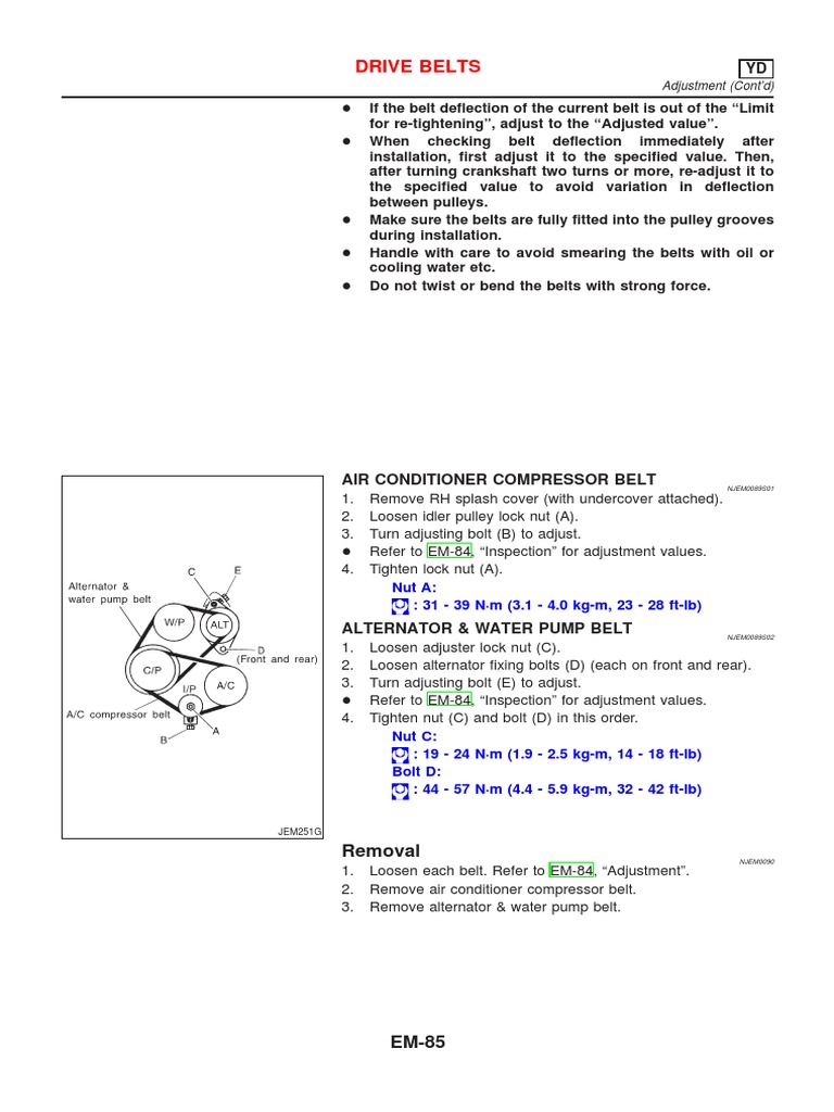 Nissan Almera n16 2001 Electronic Repair Manual 163 | PDF