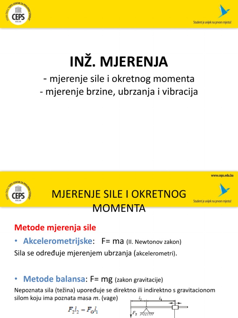 Inž. Mjerenja 8 | PDF