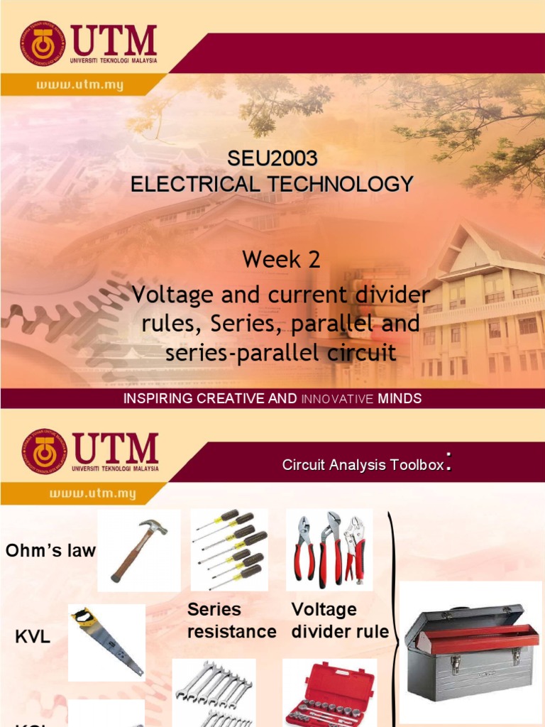 Voltage and Current Divider Rules Explained | PDF | Series And Parallel ...