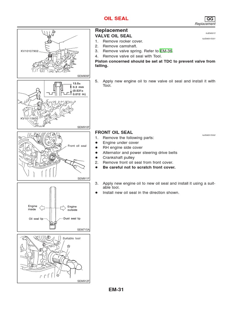 Nissan Almera n16 2001 Electronic Repair Manual 109 | PDF