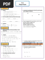 Exercices d'équations 1AC corrigés | PDF