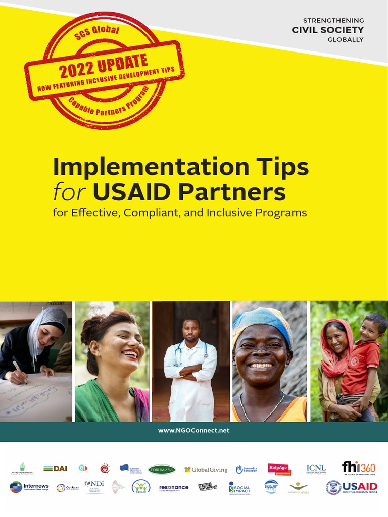 SCS Global Implementation Tips for USAID Partners - Updated 2022 | PDF ...