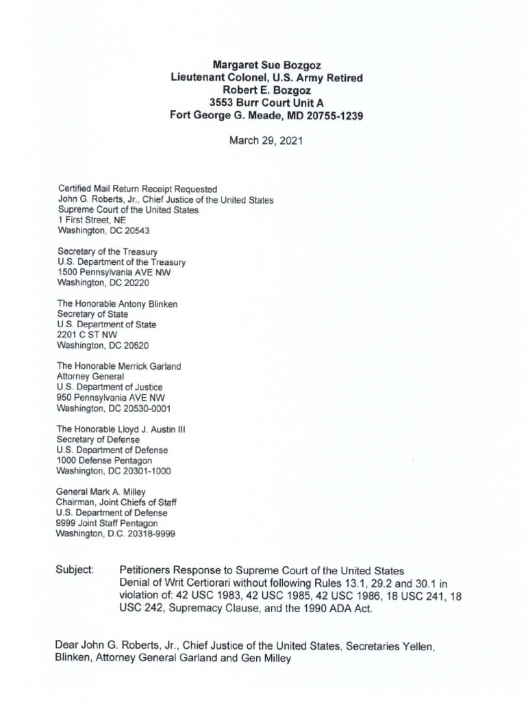 Supreme Court Documents | PDF