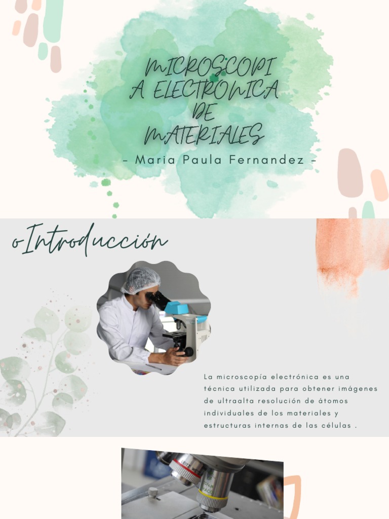 Microscopia Electronica de Materiales | PDF | Óptica | Microscopio ...