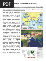 La Expansión Europea y Los Viajes de Exploración - Siglos XV y Xvi | PDF | Cristobal colon | especia
