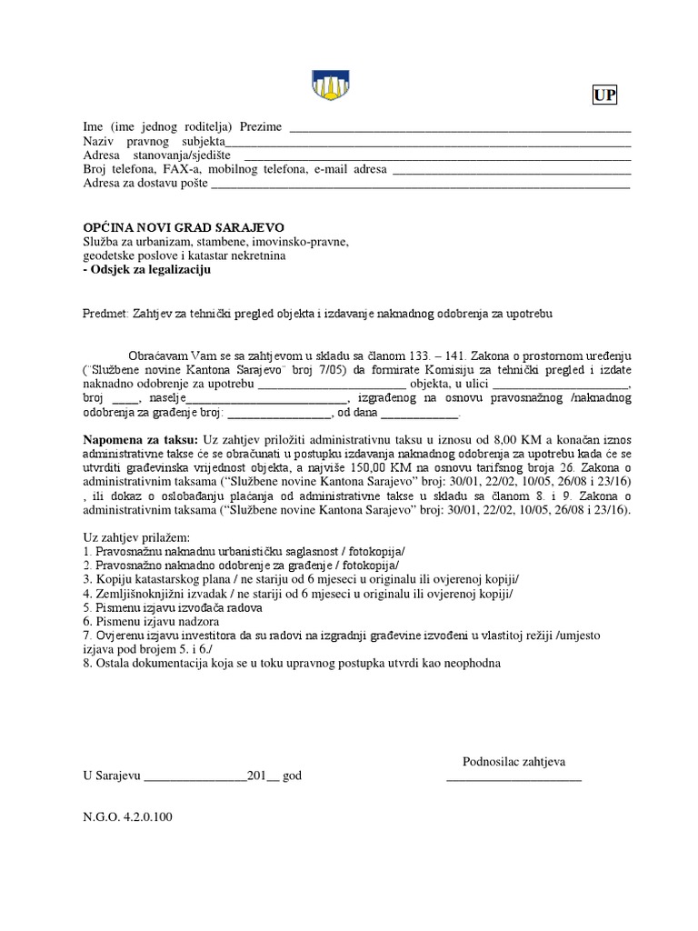 Tehnicki Pregled Izjava | PDF