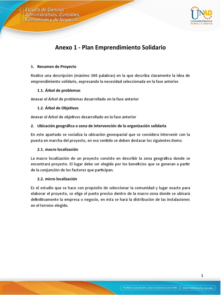 Plan de Emprendimiento Solidario | PDF | Gestión de recursos humanos | Business