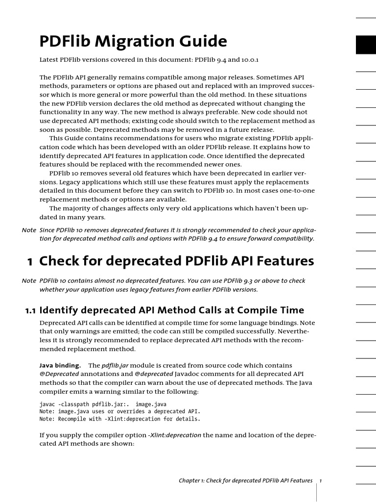 Pdflib Migration Guide Pdf Java Programming Language Php 9063