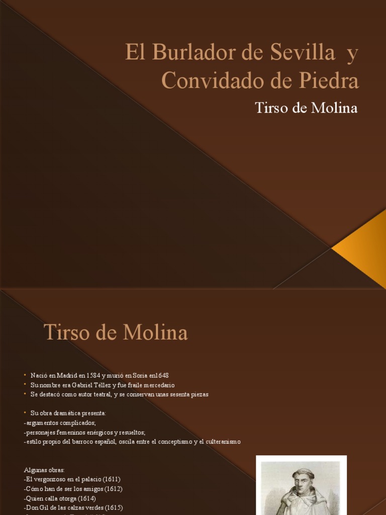 El Burlador de Sevilla y Convidado de Piedra | PDF