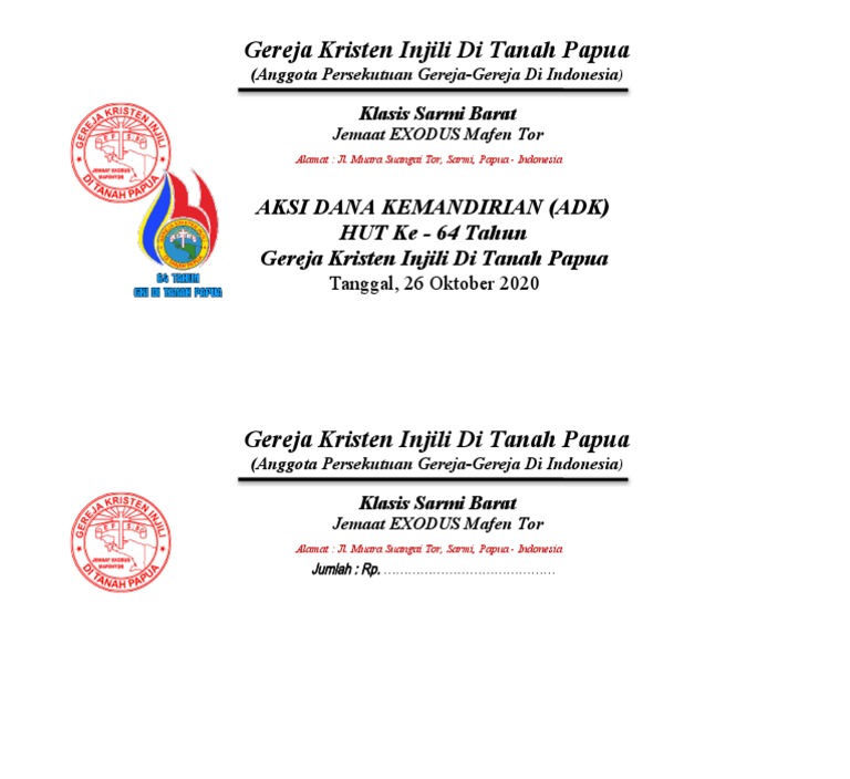 Ampolop Adk Hut Gki 64 | PDF