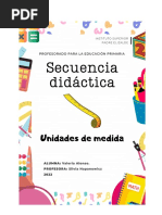Secuencia Didáctica MEDIDA 4 GRADO | PDF | Medición | Longitud