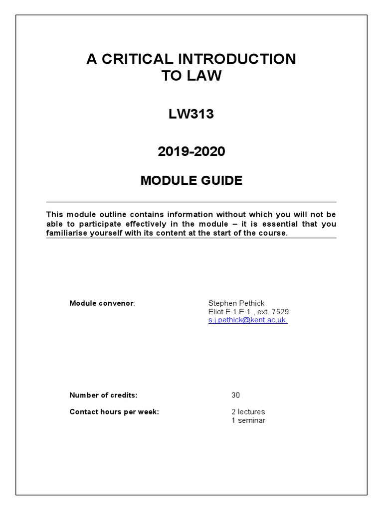 LW313 Outline 2019 | PDF | Plagiarism | Thesis