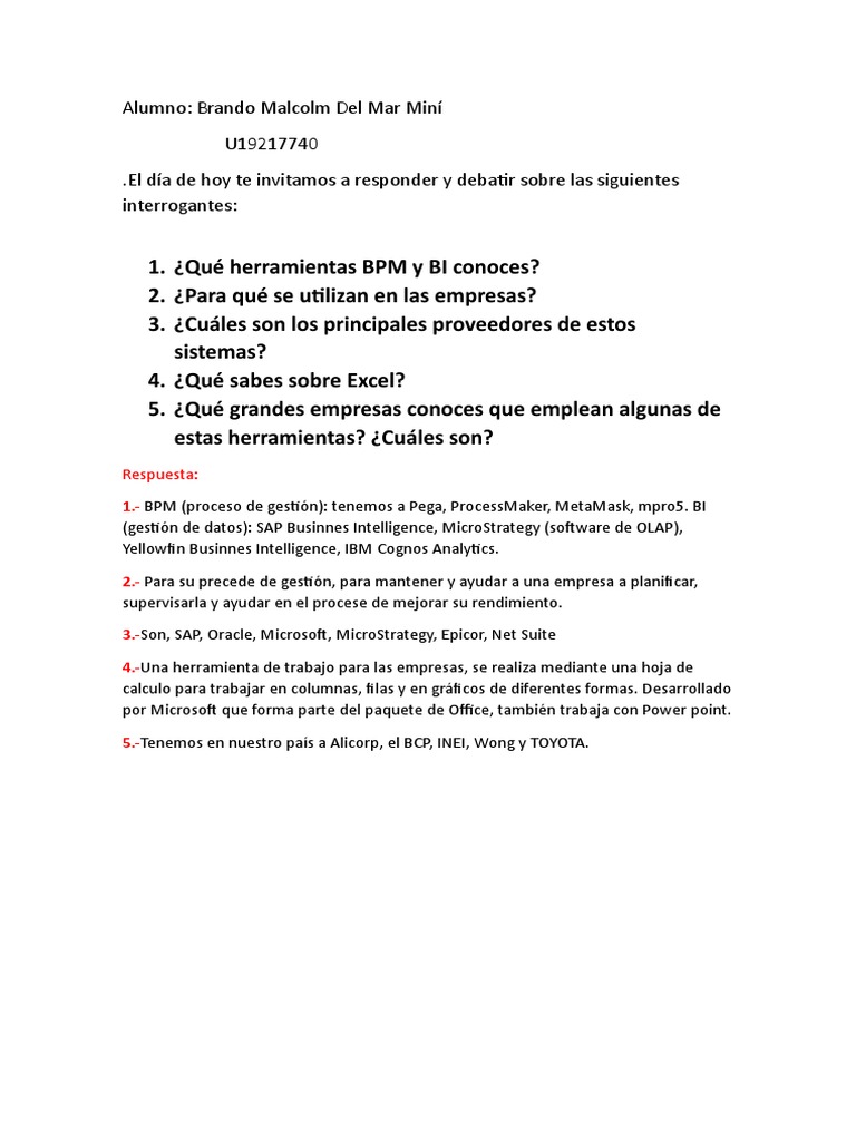 Semana 02 - Tema 01-Foro - BRANDO DEL MAR MINI | PDF