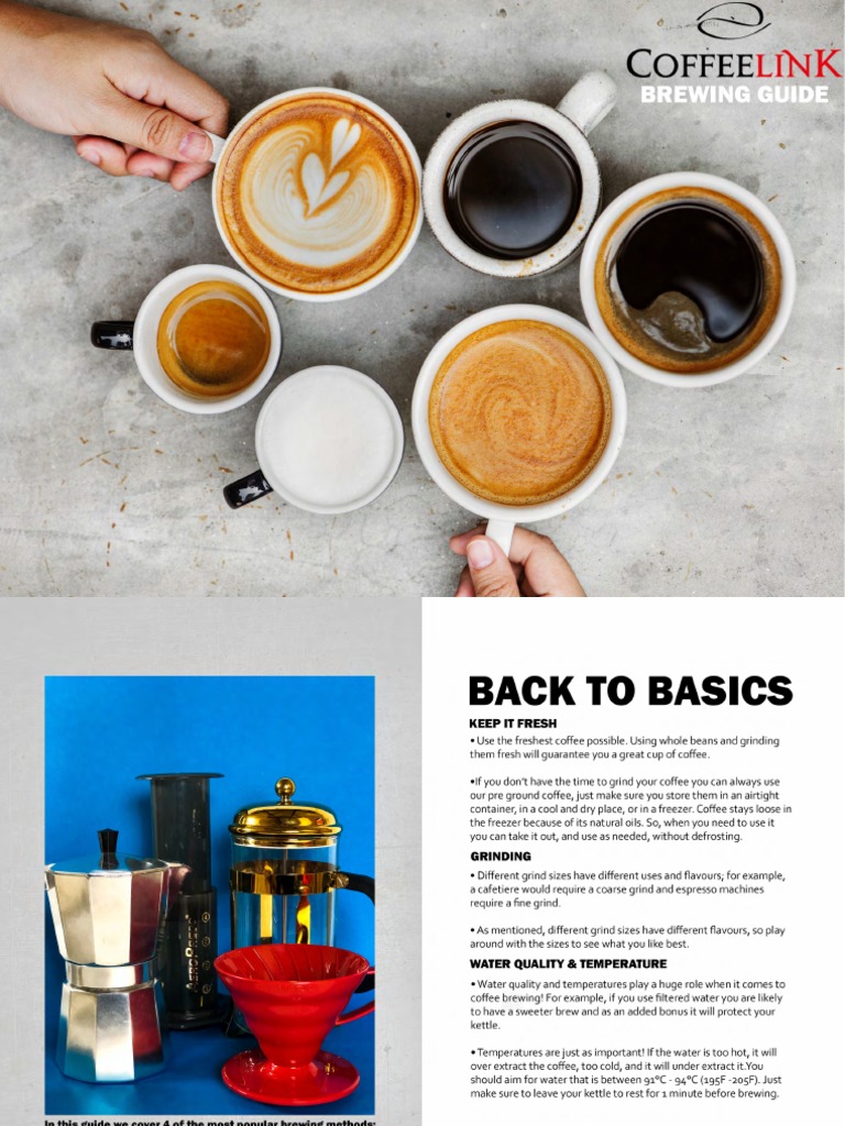 Coffee Brewing Guide-Coffee - Link - Guide.8.1 | PDF