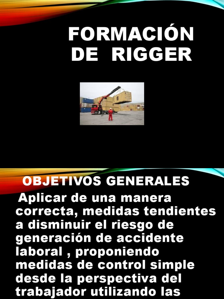 Presentación1 Rigger | PDF | Acero | Ingeniería mecánica