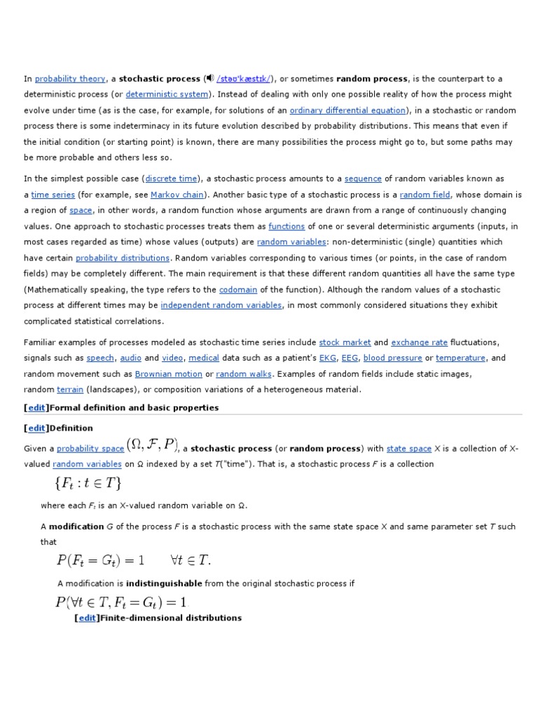 Probability | PDF | Probability Theory | Stochastic Process
