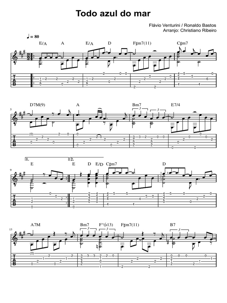 14 Bis - Todo Azul Do Mar | PDF