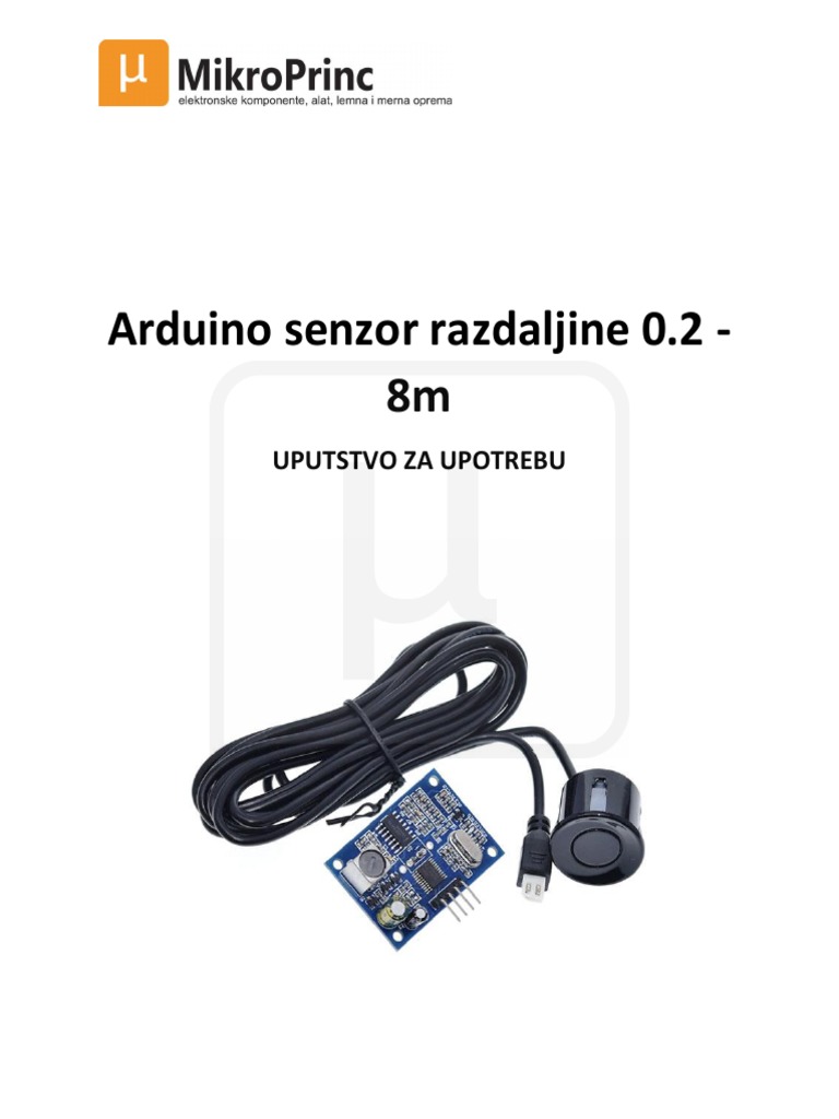 Arduino Senzor Razdaljine 02-8m pdf5f60c12308c7d | PDF
