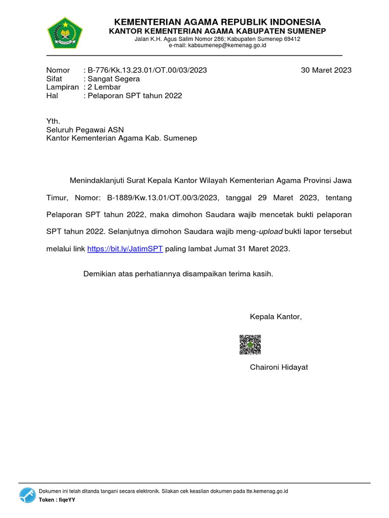 Pelaporan SPT 2022 | PDF