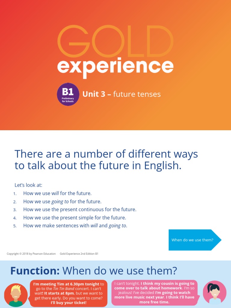 Cópia de Gold - Exp - Grammar - PPT - B1 - U3 | PDF | Language Mechanics | Languages