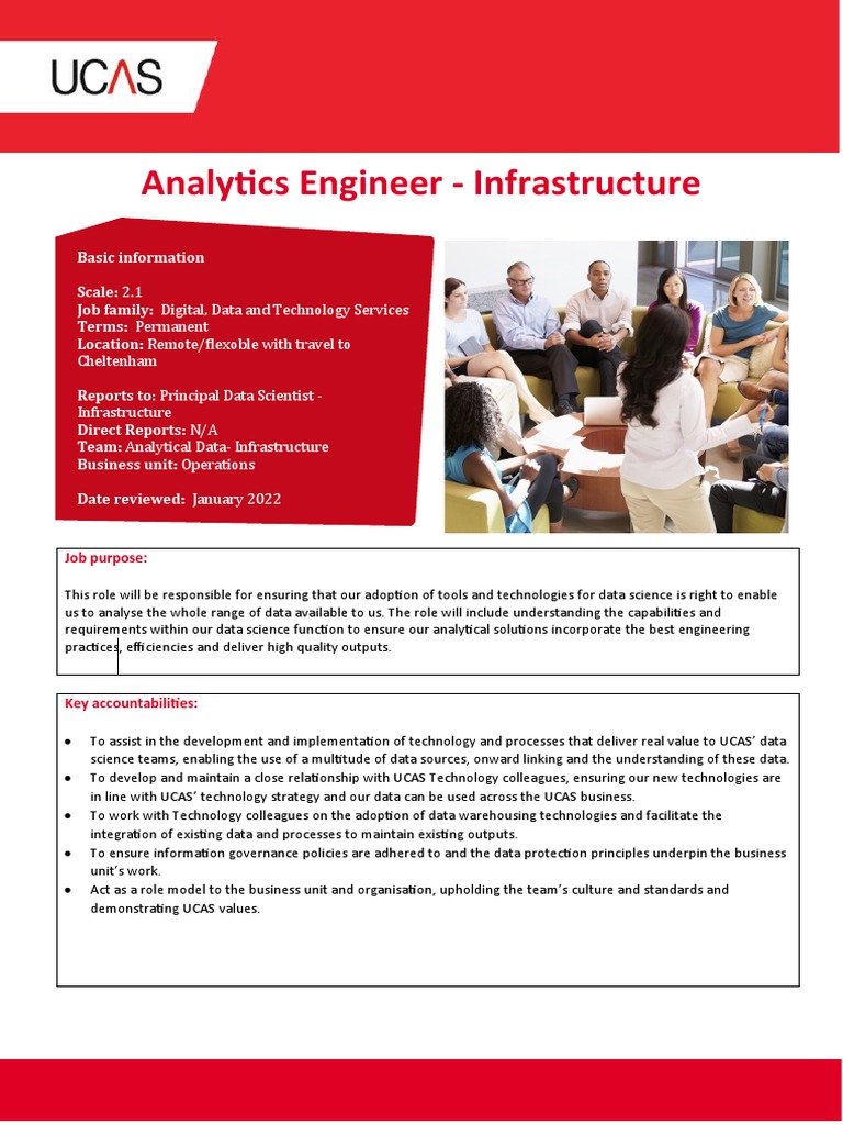 Analytics Engineer, UCAS | Download Free PDF | Data | Science