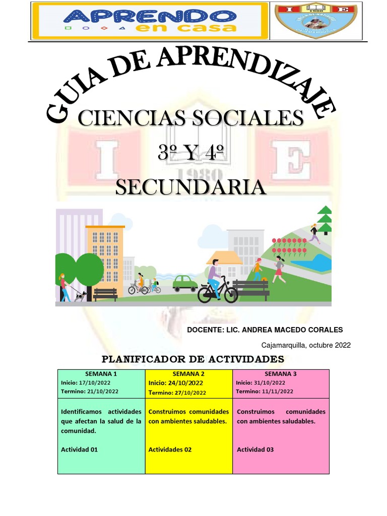 Octubre 3º y 4º CCSS Expe7 | PDF | Sustentabilidad | Desarrollo sostenible