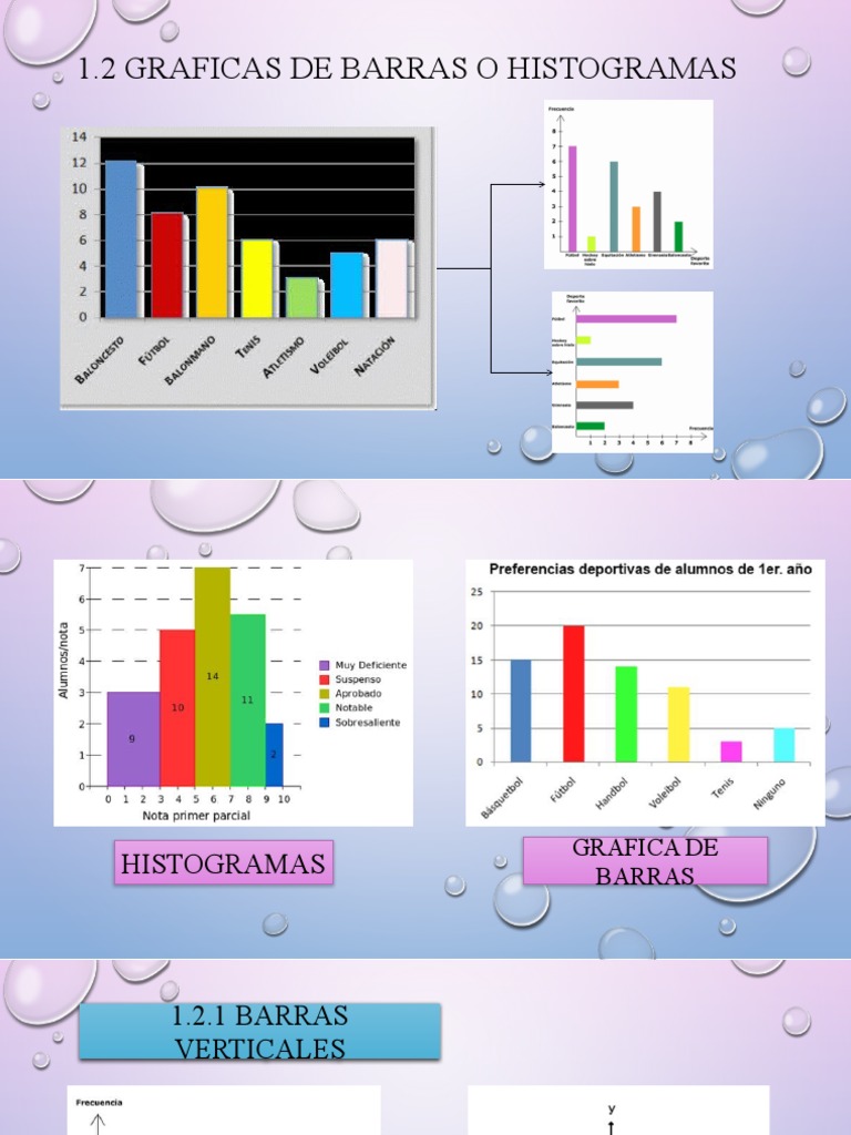 1.2 Graficas de Barras O Histogramas | PDF | Métodos y materiales de ...