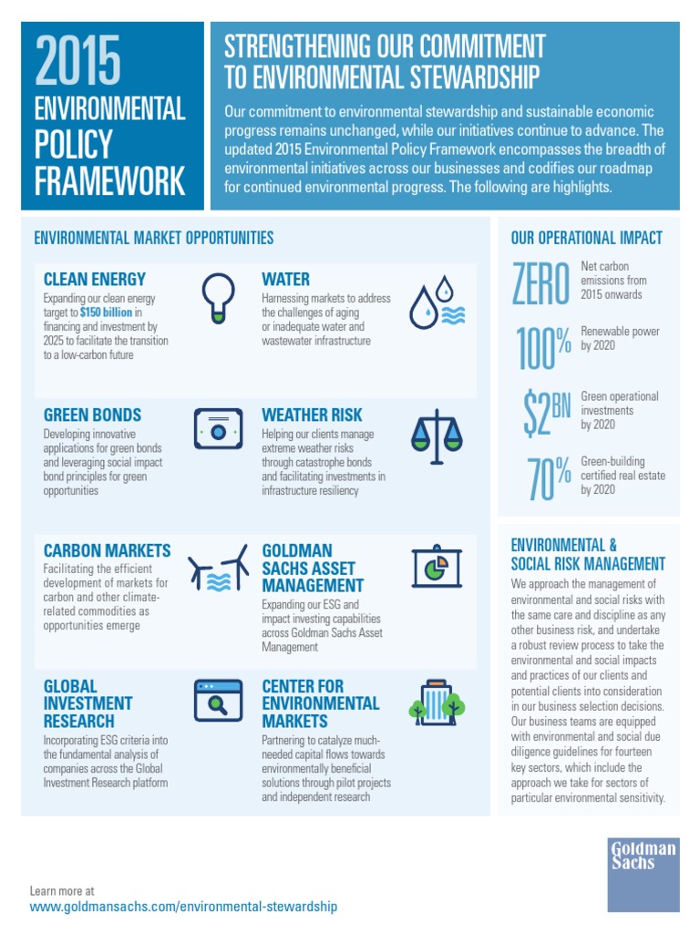 Environmental Policy Framework Highlights | PDF | Infrastructure ...