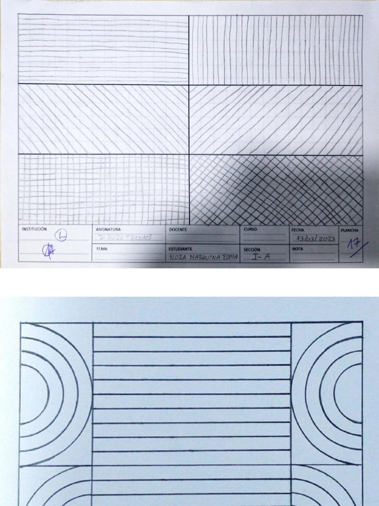 BITACORA Y A4 - Dibujo Tecnico - NORA MARQUINA ESPINO | PDF