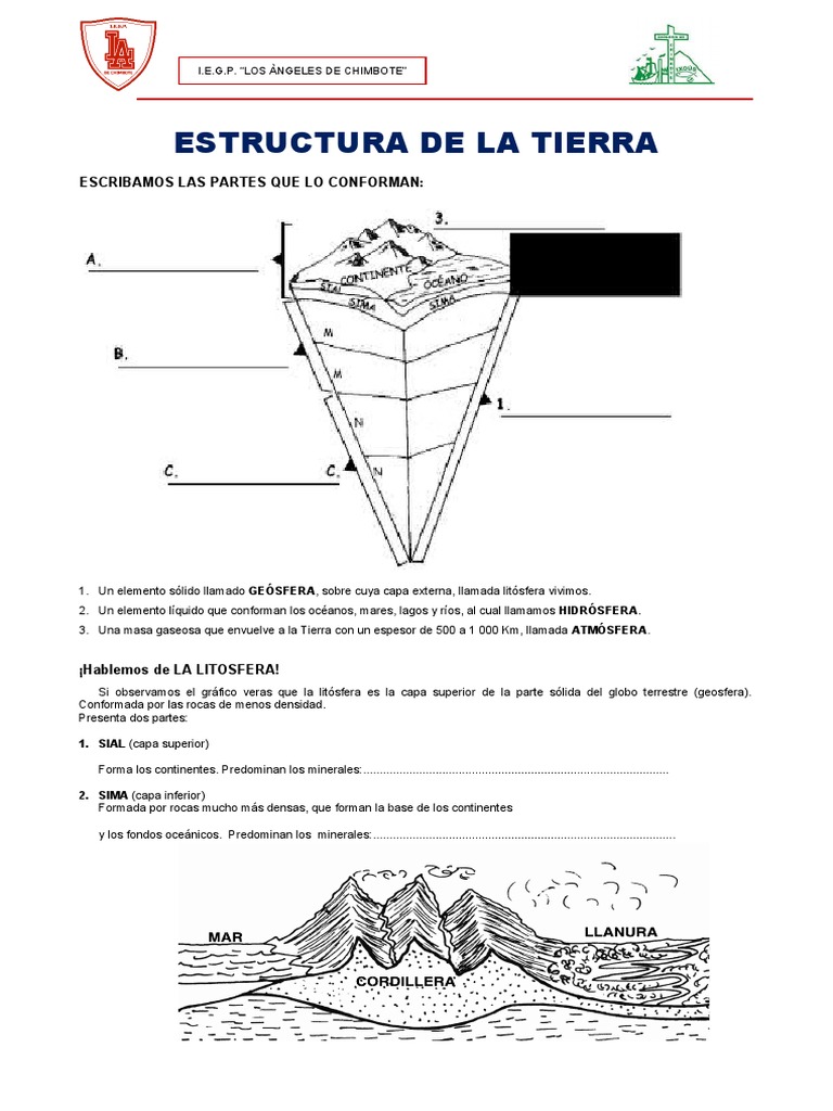 ESTRUCTURA DE LA TIERRA | PDF