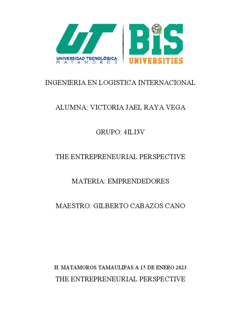 Entrepreneurial Insights in Logistics | PDF | Entrepreneurship | Business