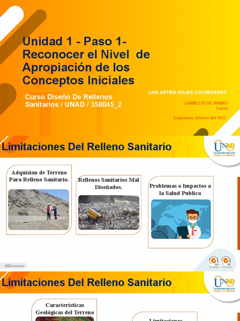 UNAD - Plantilla Power Point | PDF | Vertedero | Residuos