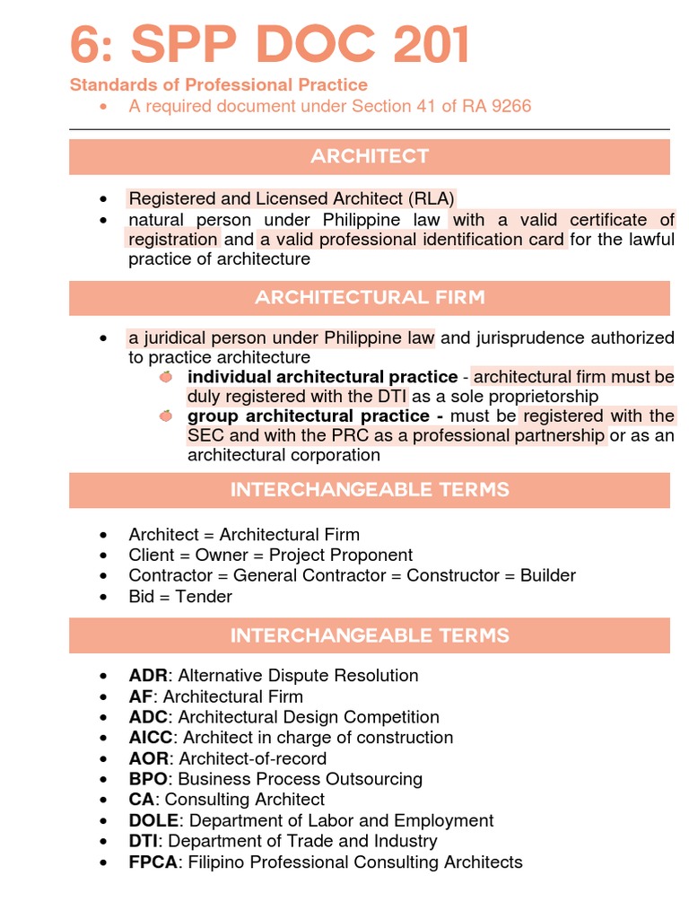 Standards of Professional Practice in Architecture | PDF | Architect ...