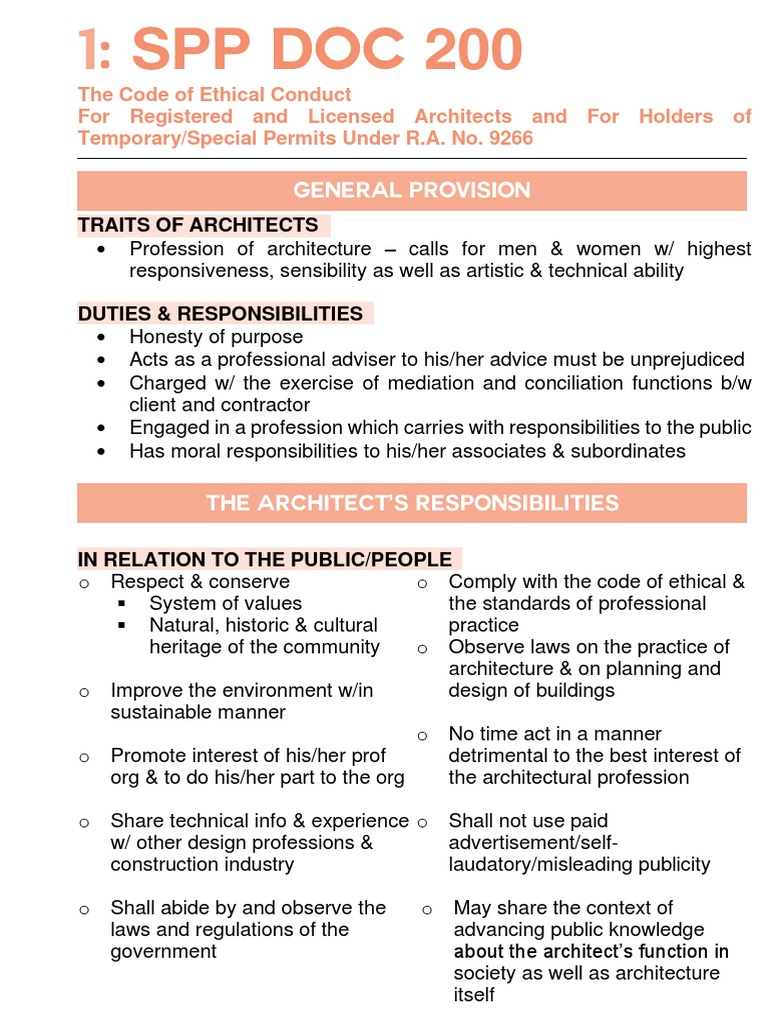 Architecture - APP2 - SPP Doc 200 | PDF | Architect | General Contractor